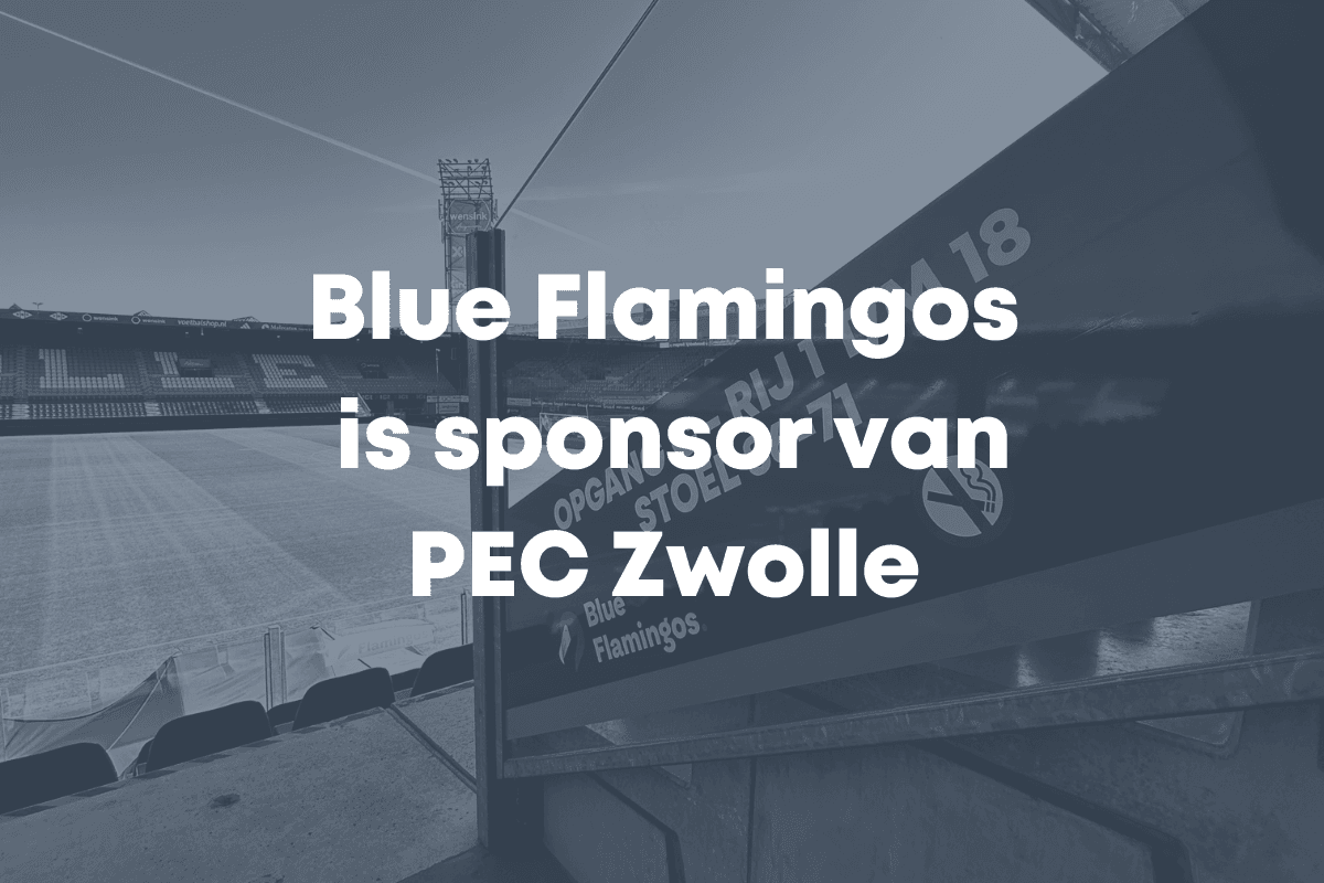 Blue Flamingos is trotse sponsor van PEC Zwolle | Blue Flamingos